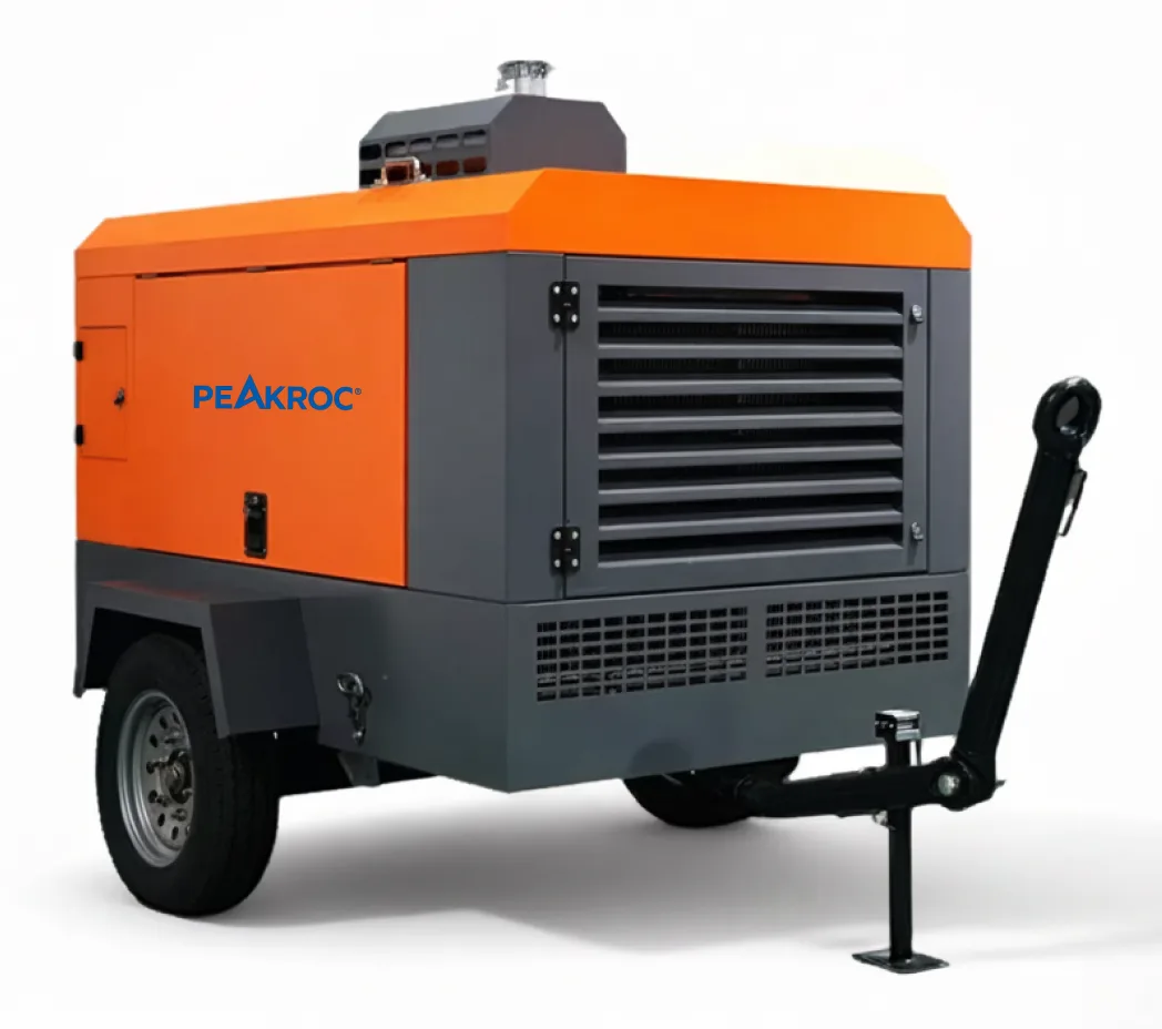 8.5 m³/min 10 bar Portable Diesel Air Compressor for Water Well ...